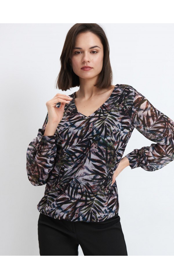 Bluză cu model, MOHITO, 4294I-99P